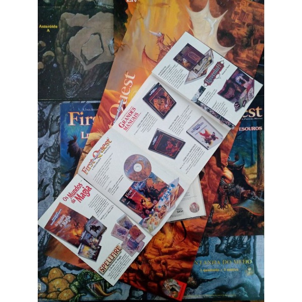 Conjunto First Quest - Advanced Dungeons & Dragons RPG - Escorrega o Preço