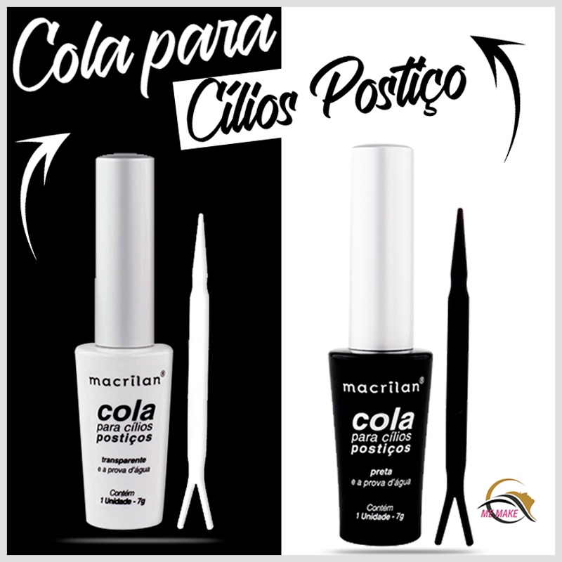 Cola Para Cílios Postiços á Prova D' Água - Macrilan | Shopee Brasil