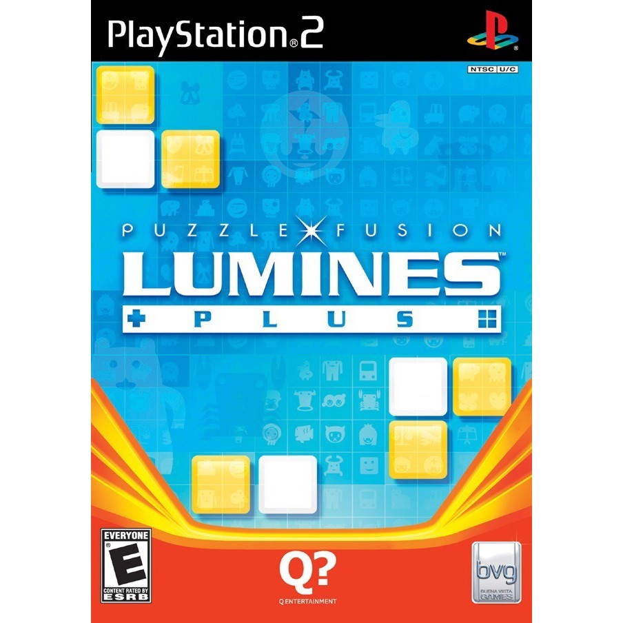 Lumines Plus Puzzle Fusion Ps2 Playstation 2 Novo Lacrado | Shopee Brasil