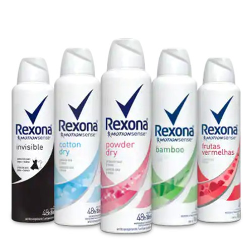 REXONA - ANTITRANSPIRANTE AEROSOL 150ML | Shopee Brasil