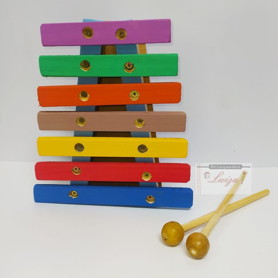 Xilofone infantil , instrumento musical infantil, brinquedo musical, brinquedo pedagógico de ...