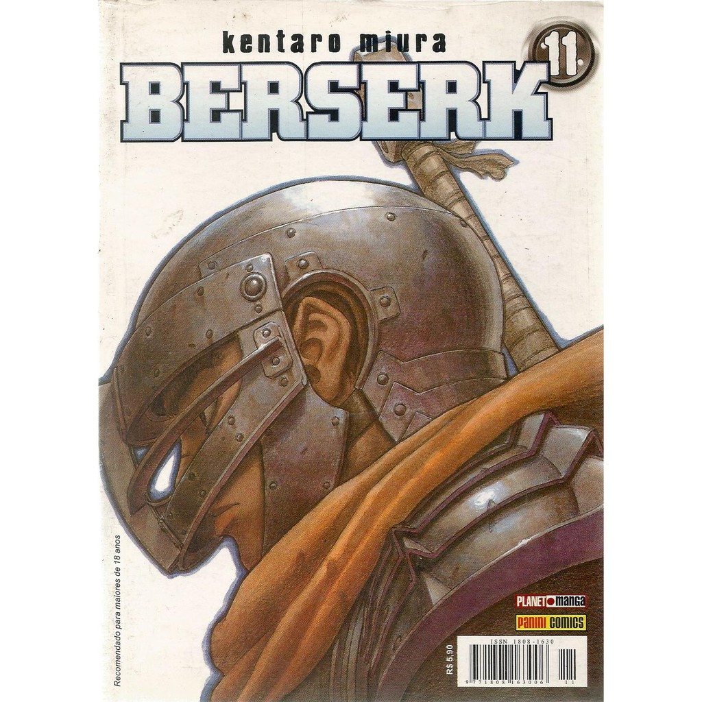 Mangá Berserk 11, Kentaro Miura | Shopee Brasil