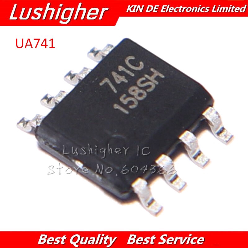 10PCS UA741CDT SOP UA741 SOP8 741C SMD UA741CD Novo Envio original Sem ...