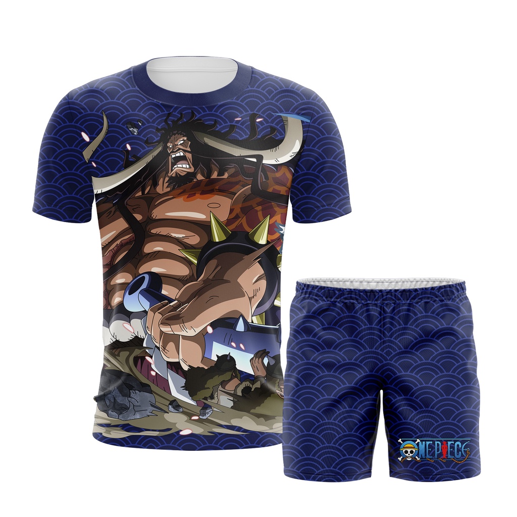 Kit Anime One Piece Kaidou (Camisa e Short Dry Fit) | Shopee Brasil