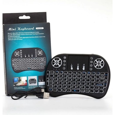 Mini Teclado Keyboard Wireless Iluminado. | Shopee Brasil