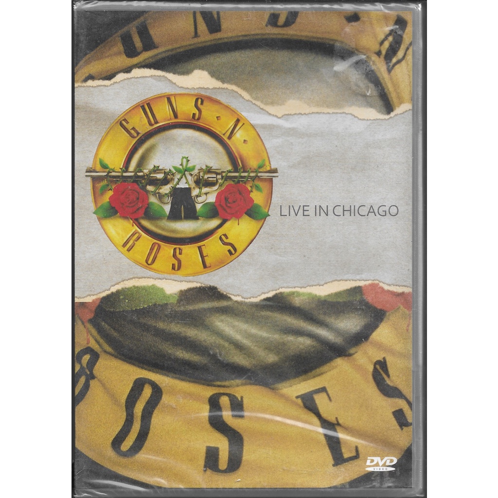 DVD GUNS N ROSES LIVE CHICAGO LACRADO | Shopee Brasil