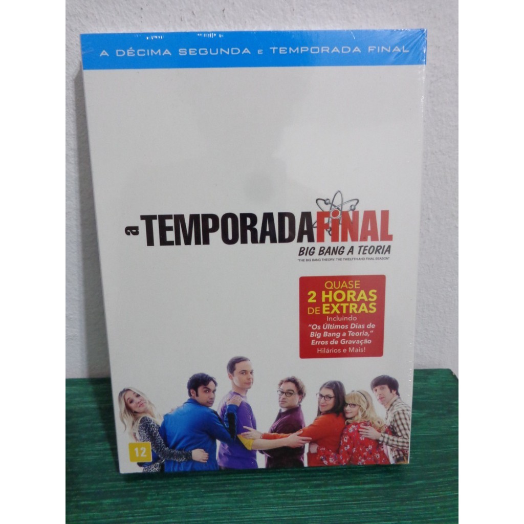 Big Bang A Teoria Dvd 12º Temporada Final LACRADO E ORIGINAL! | Shopee ...