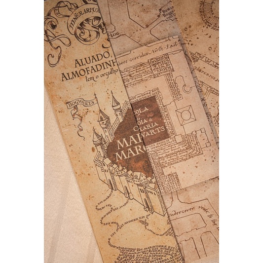 Mapa do Maroto - Harry Potter | Shopee Brasil