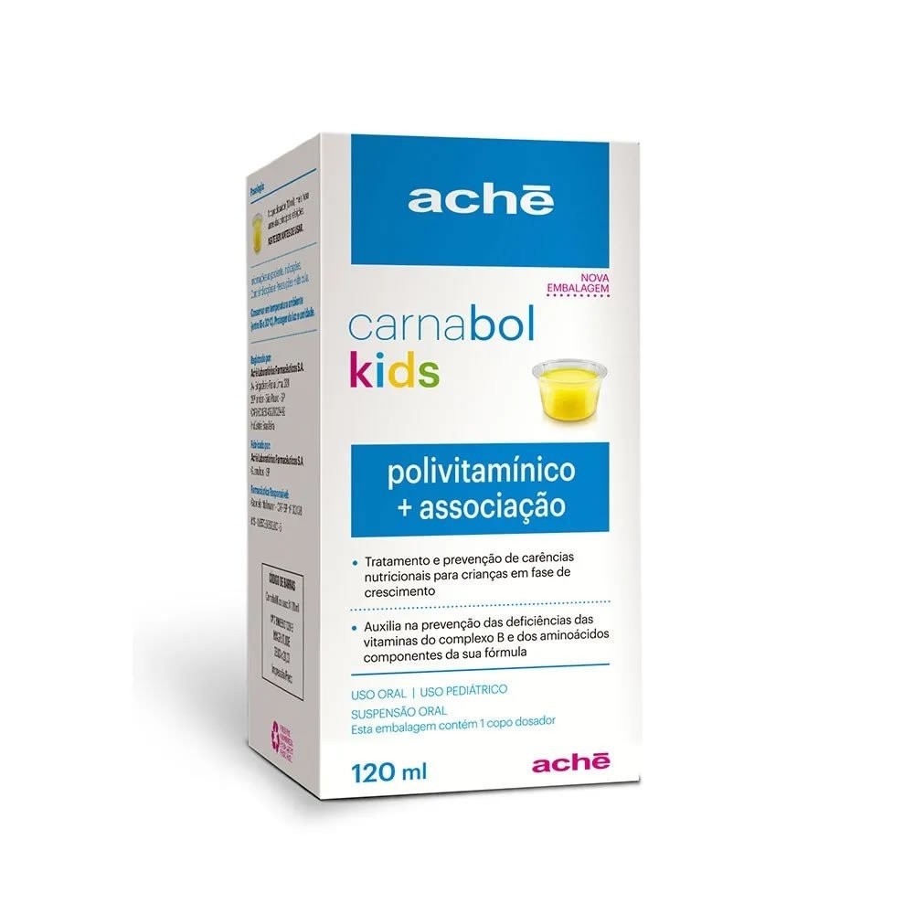 Carnabol Kids Pediátrico Com 120ml | Shopee Brasil
