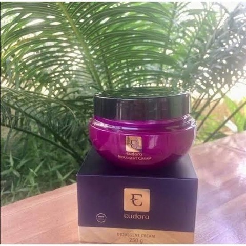 Eudora Hidratante Desodorante Corporal Acetinado Indulgent Cream creme ...