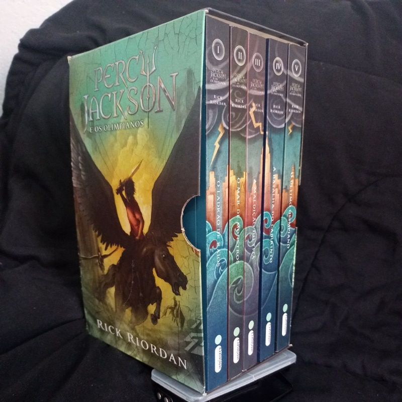 Box Percy Jackson E Os Olimpianos Rick Riordan Shopee Brasil