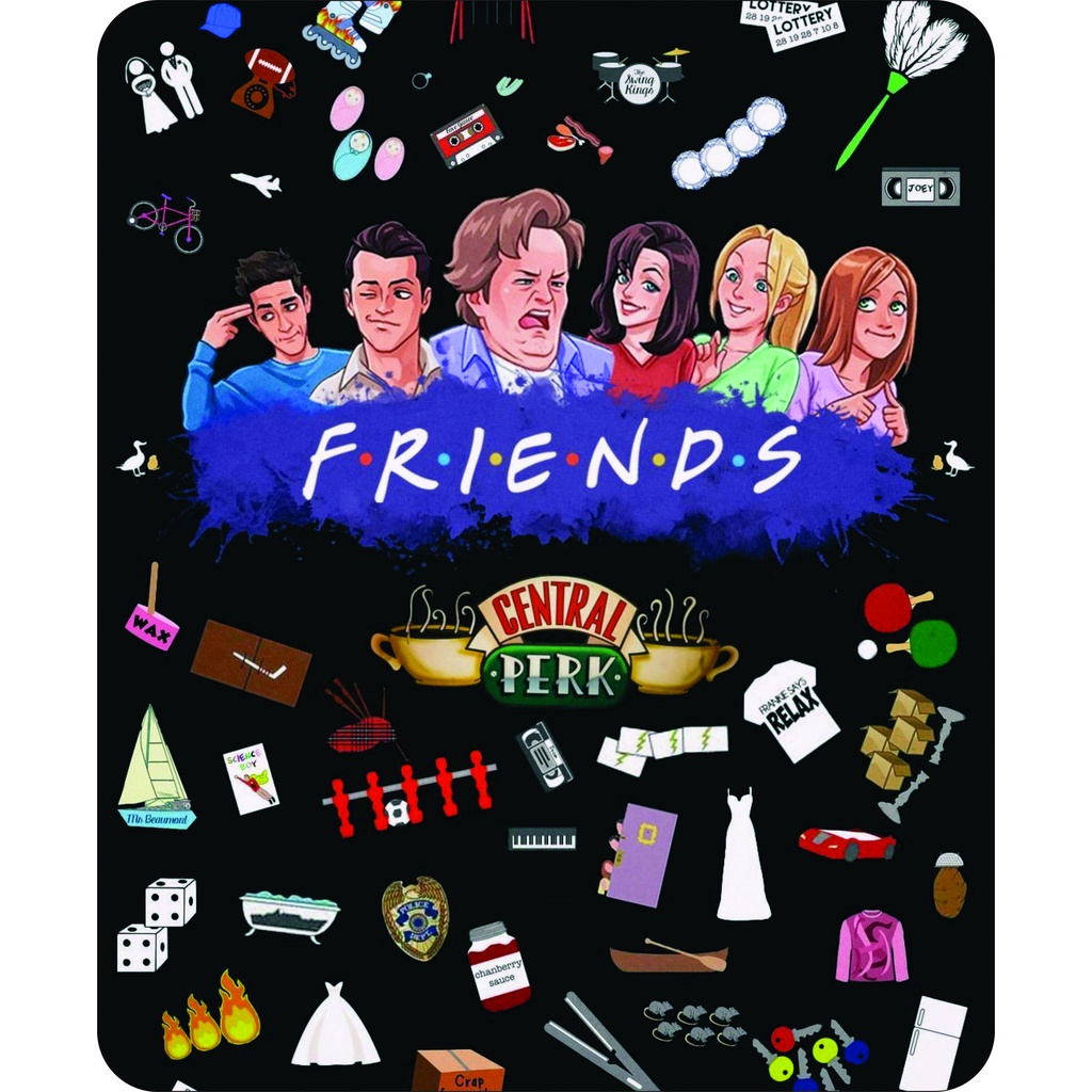 Mousepad Friends - Plano 18x21cm | Shopee Brasil