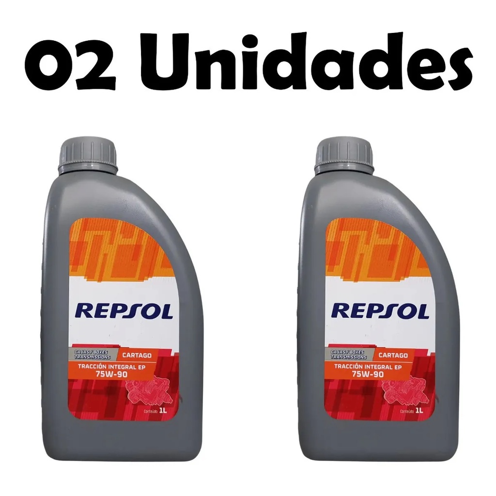 Oleo 75w90 Sintético Repsol Api Gl5 Lsd Diferencial Cambio Eixo ...