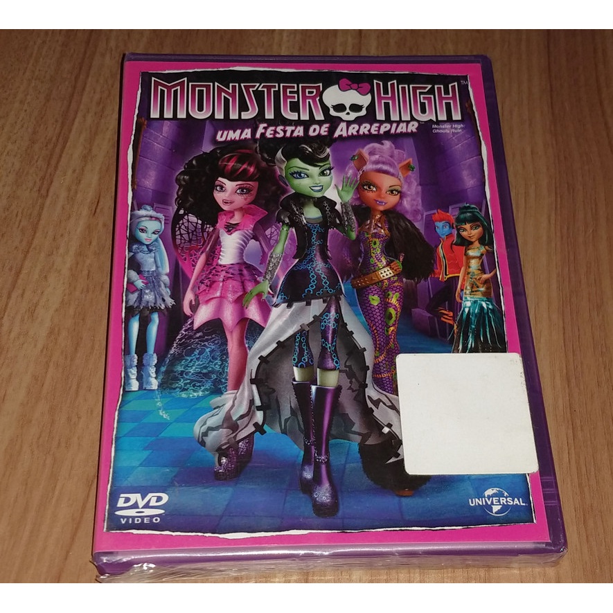 DVD Lacrado Monster High | Uma Festa de Arrepiar | Nacional | Shopee Brasil