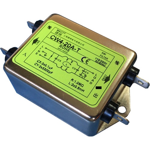 Filtro De Linha Supressor De Interferência Emi Rfi 20 A | Shopee Brasil