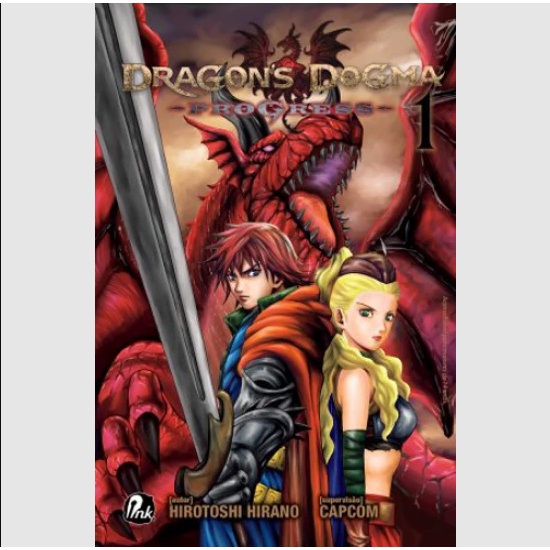 Mangá Dragon's Dogma Progress Nº 1 e Nº 2 Editora JBC Hirotoshi Hirano ( Novo e Lacrado ...