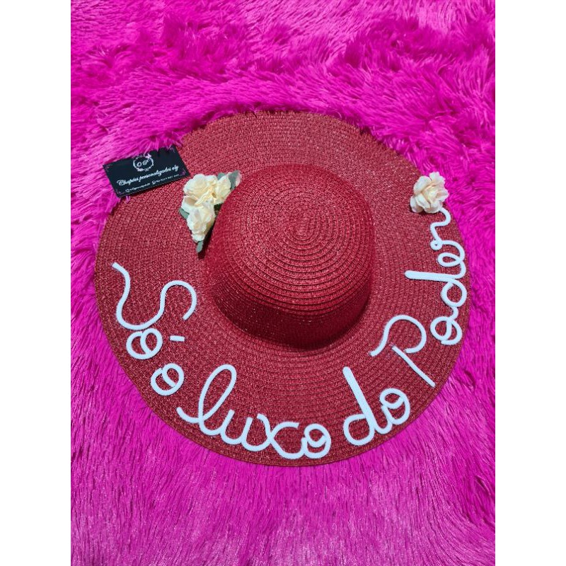 chapeu personalizado com nome | Shopee Brasil