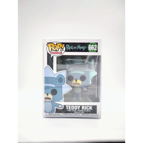 Funko Pop Rick and Morty - Teddy Rick #662 | Shopee Brasil