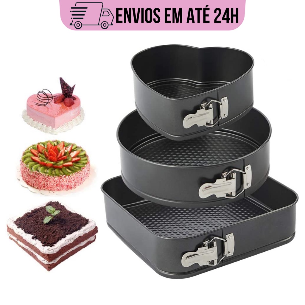 forma de bolos diferentes formatos profissionais com fundo removível ...