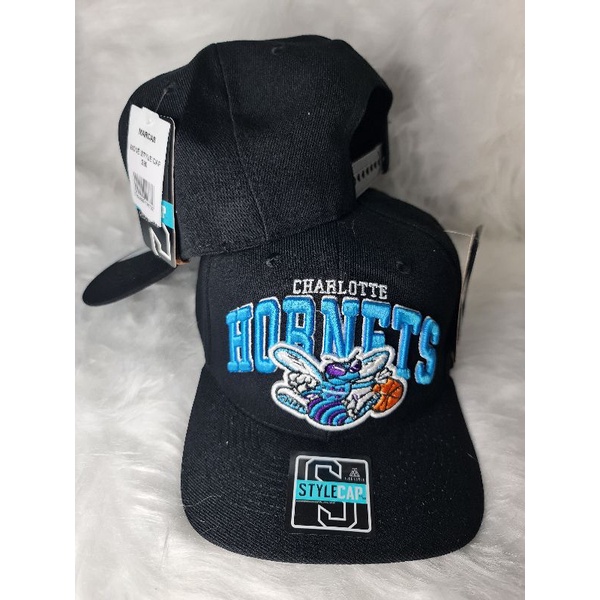 Bone Charlotte Charlotte Hornets Premium Preto Bordado | Shopee Brasil
