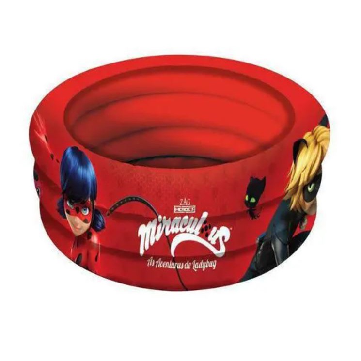 Piscina Inflável Infantil Miraculous Ladybug 38 Litros | Shopee Brasil