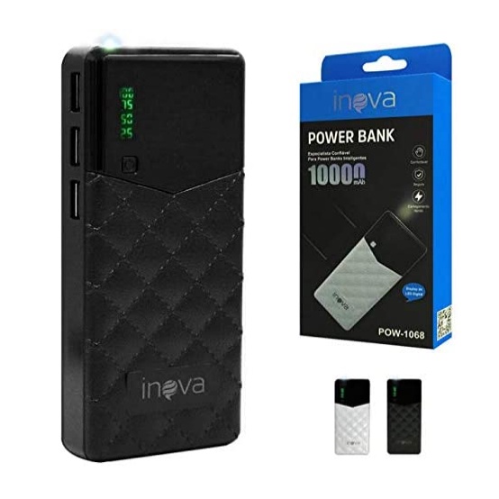 Power Bank Inova 10000mah 3 Entradas Usb Com Lanterna Led Inova - Pow ...