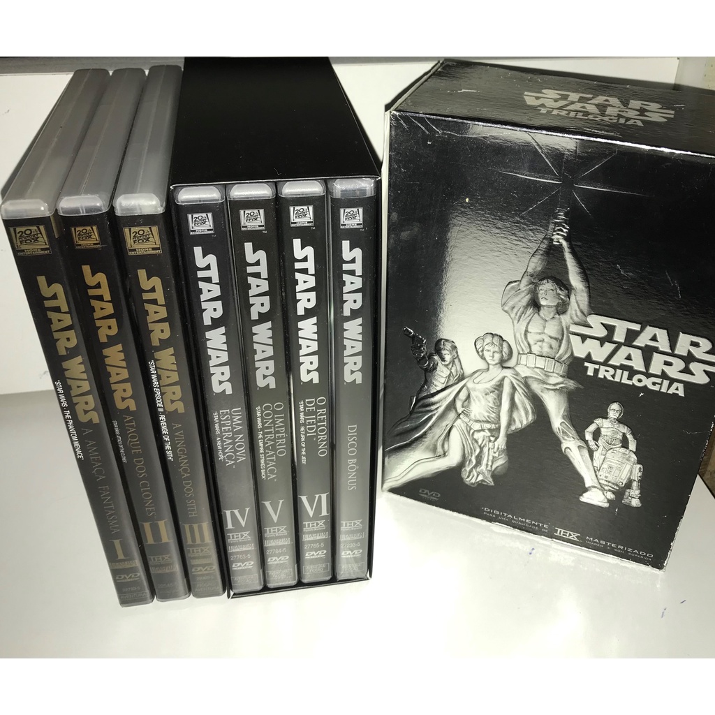 DVD Box: Star Wars - Coleção Completa e 1 disco bônus - 7 Discos ...