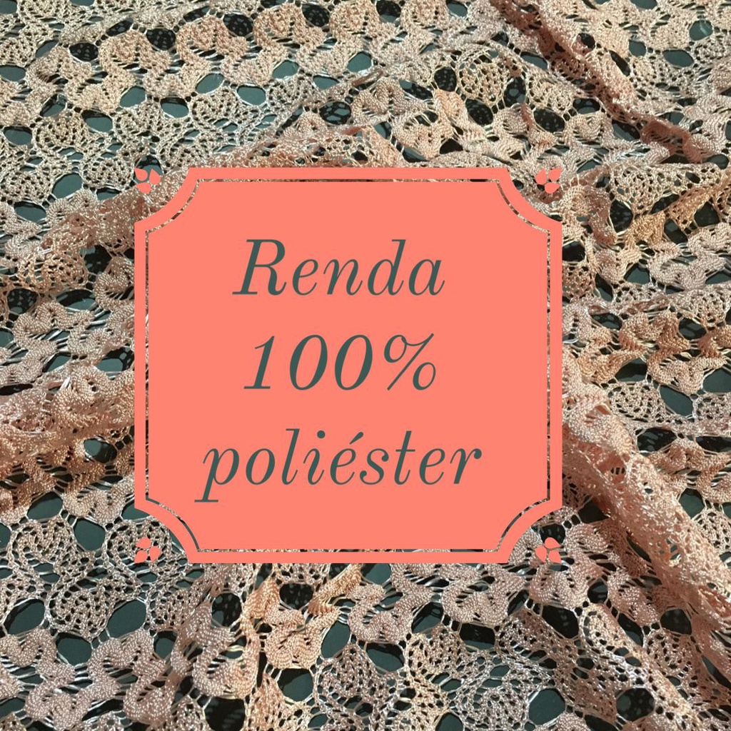 Tecido Renda Trabalhada (1m X 1,50m) | Shopee Brasil