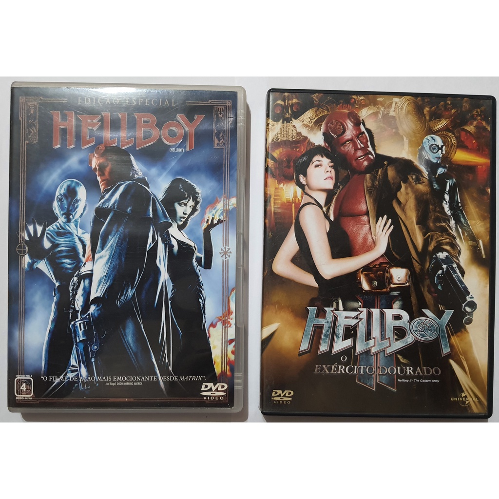 DVDs Coleção Hellboy - Duologia (2 Filmes) - Guillermo Del Toro ...