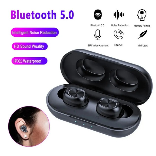 Mini Fone De Ouvido Bluetooth 5.0 Air Buds Tws Original Esportivo Caixa ...