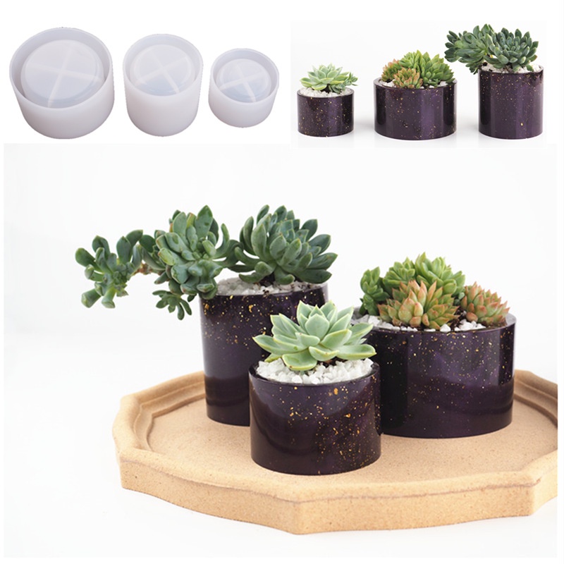 Handmade Diy Resina Epóxi UV Artesanato Home Decor Moldes Suculenta ...