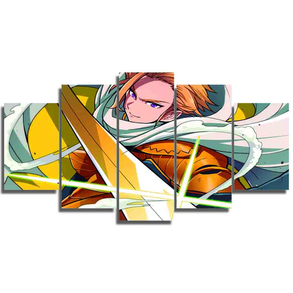 Quadro Decorativo 5 peças Mosaico quite kit Modular Painel Nanatsu no ...