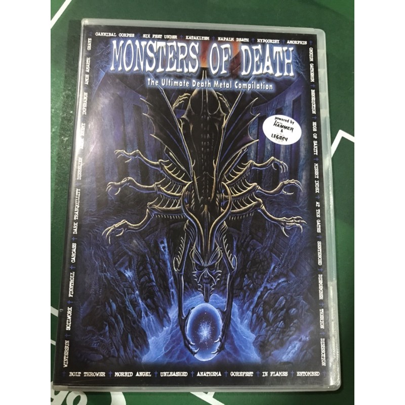 DVD MONSTERS OF DEATH - The Ultimate Death Metal compilation - vol. 1 ...