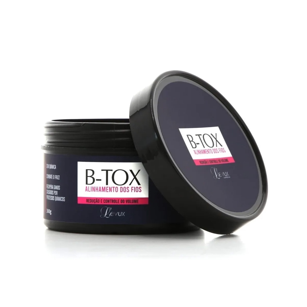 Máscara Capilar B Tox Botox Levux 300G Alinhamento dos Fios Sem Química ...