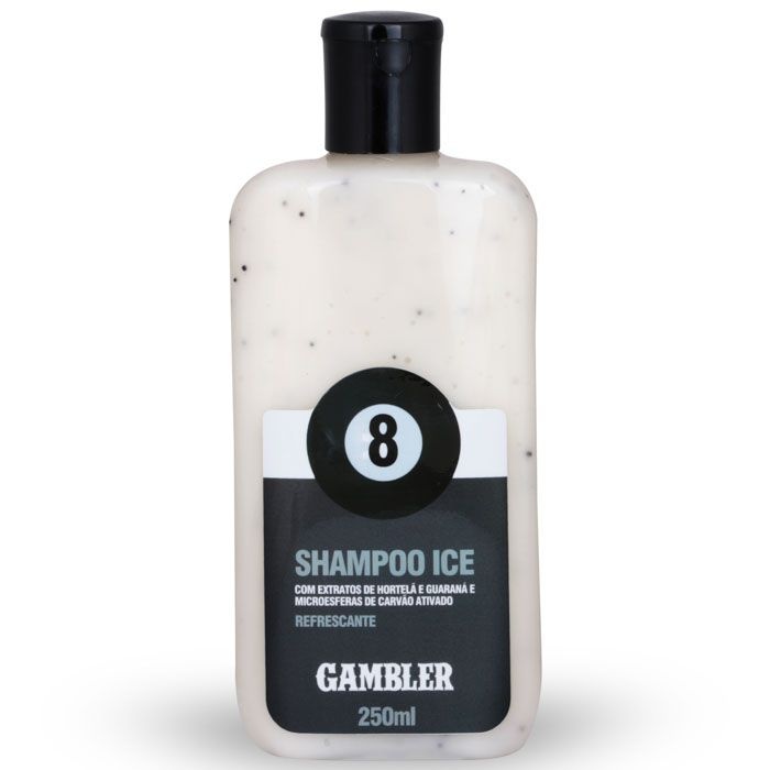 Shampoo Ice Refrescante Bola 8 250ml Gambler | Shopee Brasil