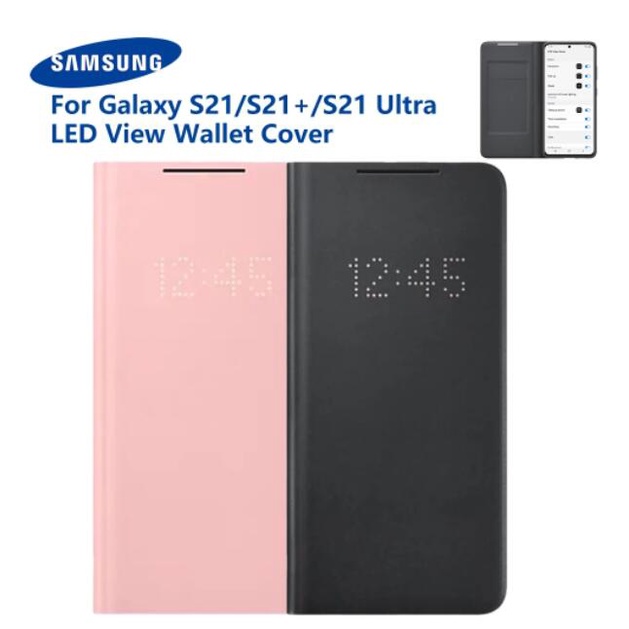 Original Samsung Smart LED View Case Para Galaxy S21 5G S21 Plus + S21 ...