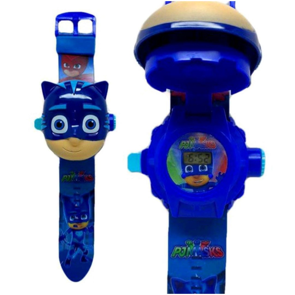Relógio pj mask projetor 24 imagens | Shopee Brasil