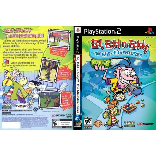 Jogo Ed, Edd n Eddy: The Mis-Edventures ps2 | Shopee Brasil