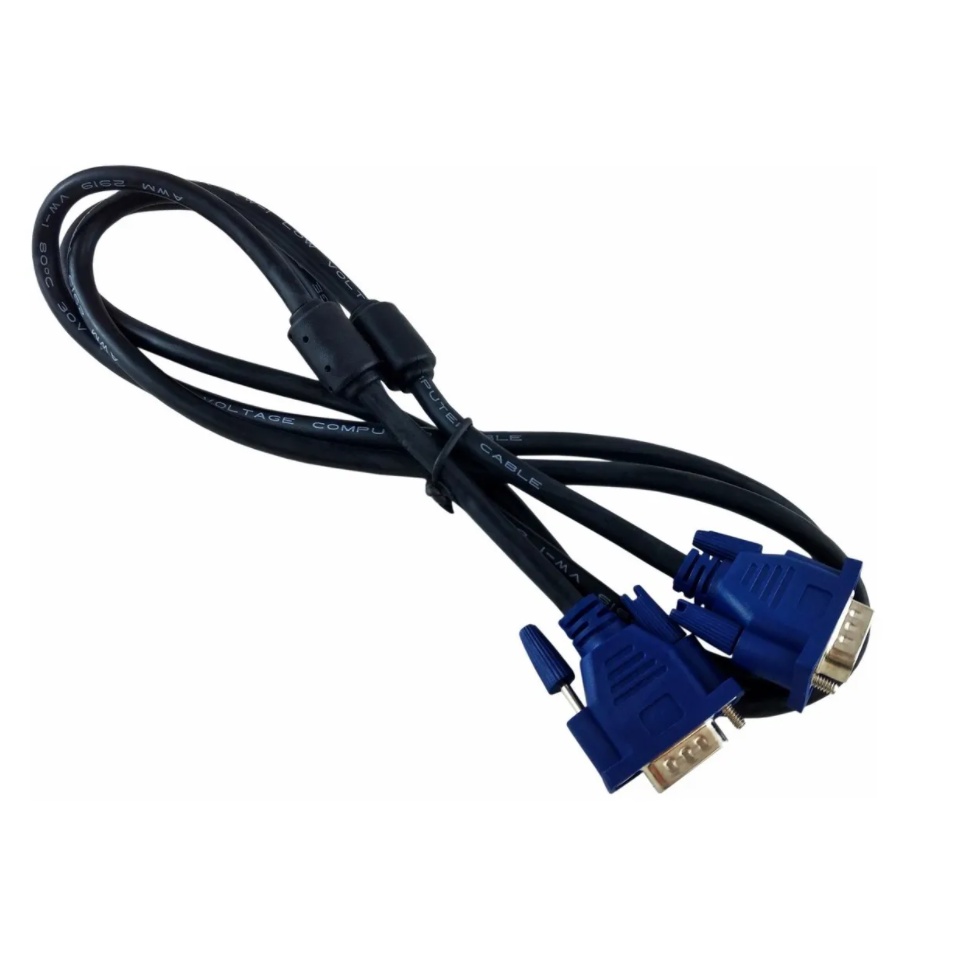 Cabo Vga X Vga Rgb D-sub Com Filtro 5 Metros Blindado | Shopee Brasil