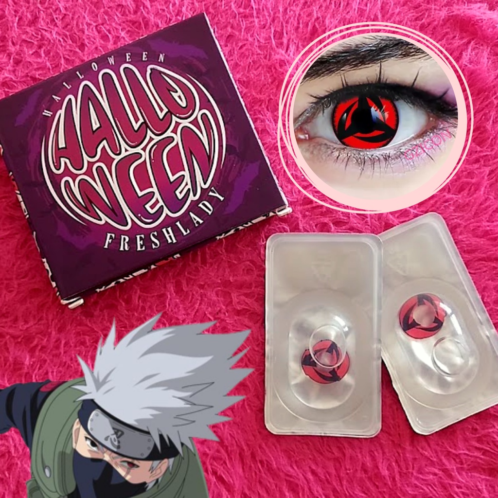 Lente de Contato - Sharingan Mangekyo D3 - Cosplay Kakashi - Fresh Lady ...