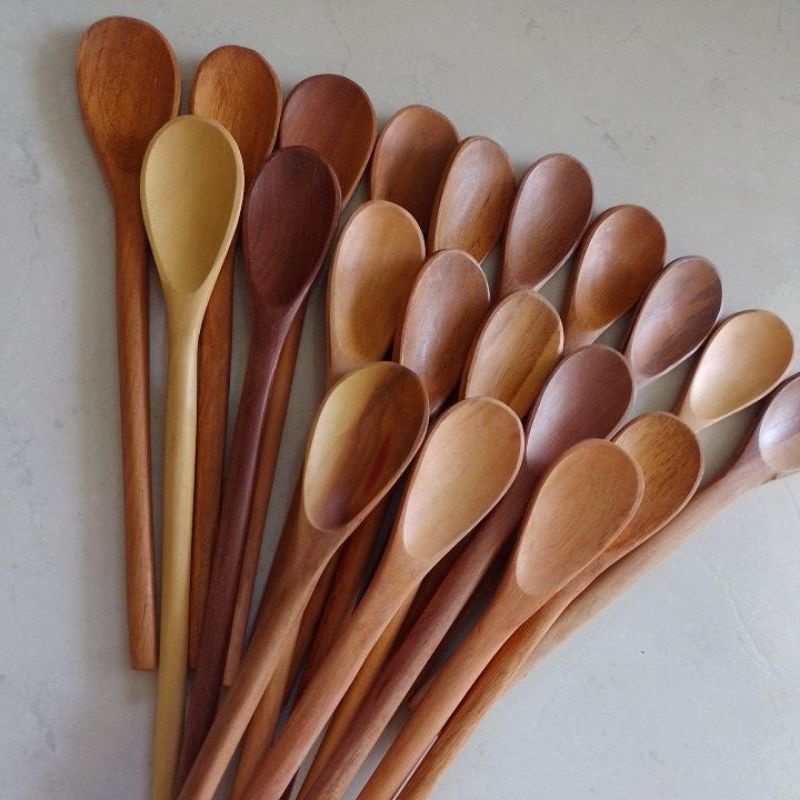 COLHER DE PAU KIT COM 20 unidades | Shopee Brasil