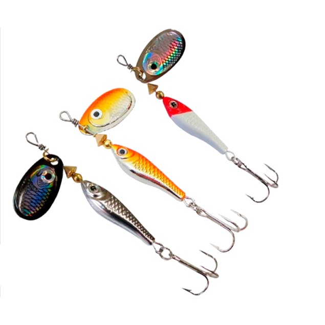 Isca Artificial Marine Sports Spinner Laser Peixinho 15g | Shopee Brasil