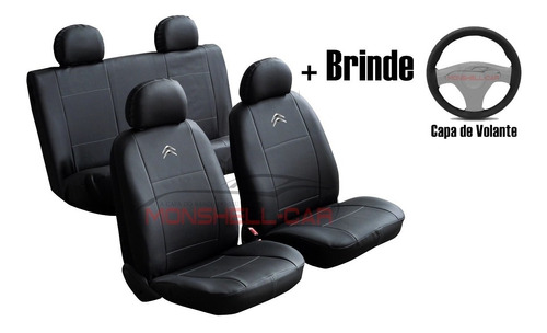 Capas De Bancos Automotivos Carro Couro P/ Citroen C3 C4 | Shopee Brasil