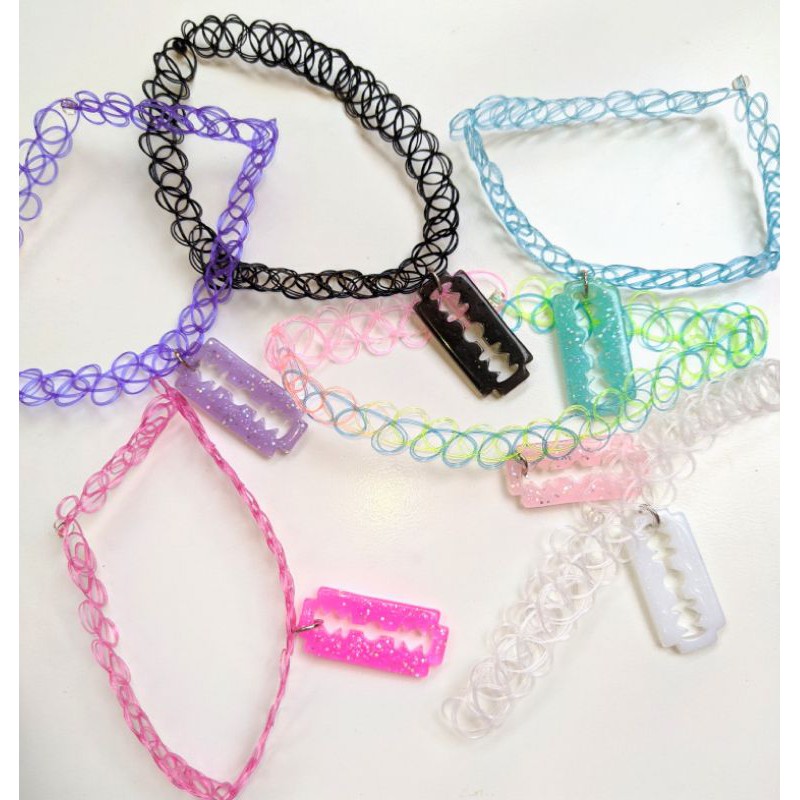 gargantilha tattoo choker 90’s/Y2k | emo| scene kid| alternative girl ...