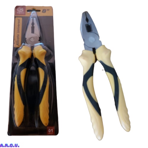 Alicate Universal 8 Polegadas Isolado Profissional Cabo Emborrachado | Shopee Brasil