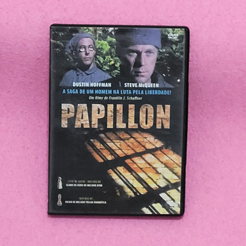 DVD Papillon 1973 USADO Dustin Hoffman Steve Mcqueen | Shopee Brasil