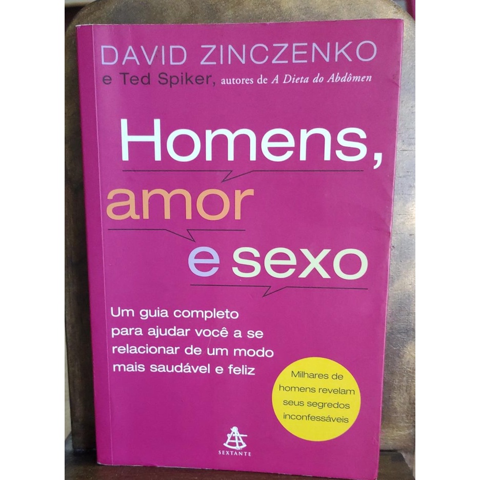 Homens, amor e sexo, David Zinczenko e Ted Spiker | Shopee Brasil