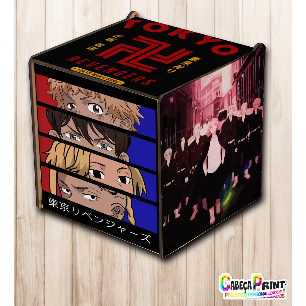 Caixa MDF Tokyo Revengers | Shopee Brasil