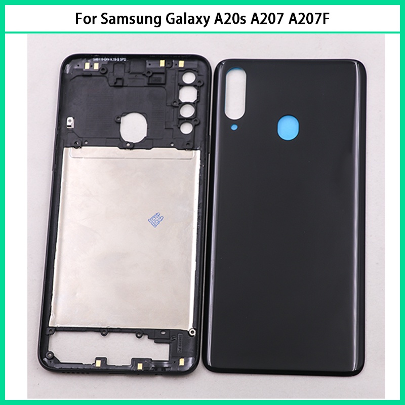 Novo Para Samsung Galaxy A20s A207 A207F A207M Caixa Da Carcaça Do ...