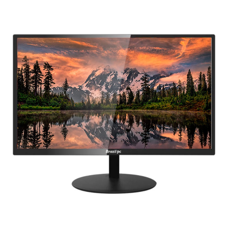 MONITOR LED 19 BRAZIL PC M19XW PRETO | Shopee Brasil
